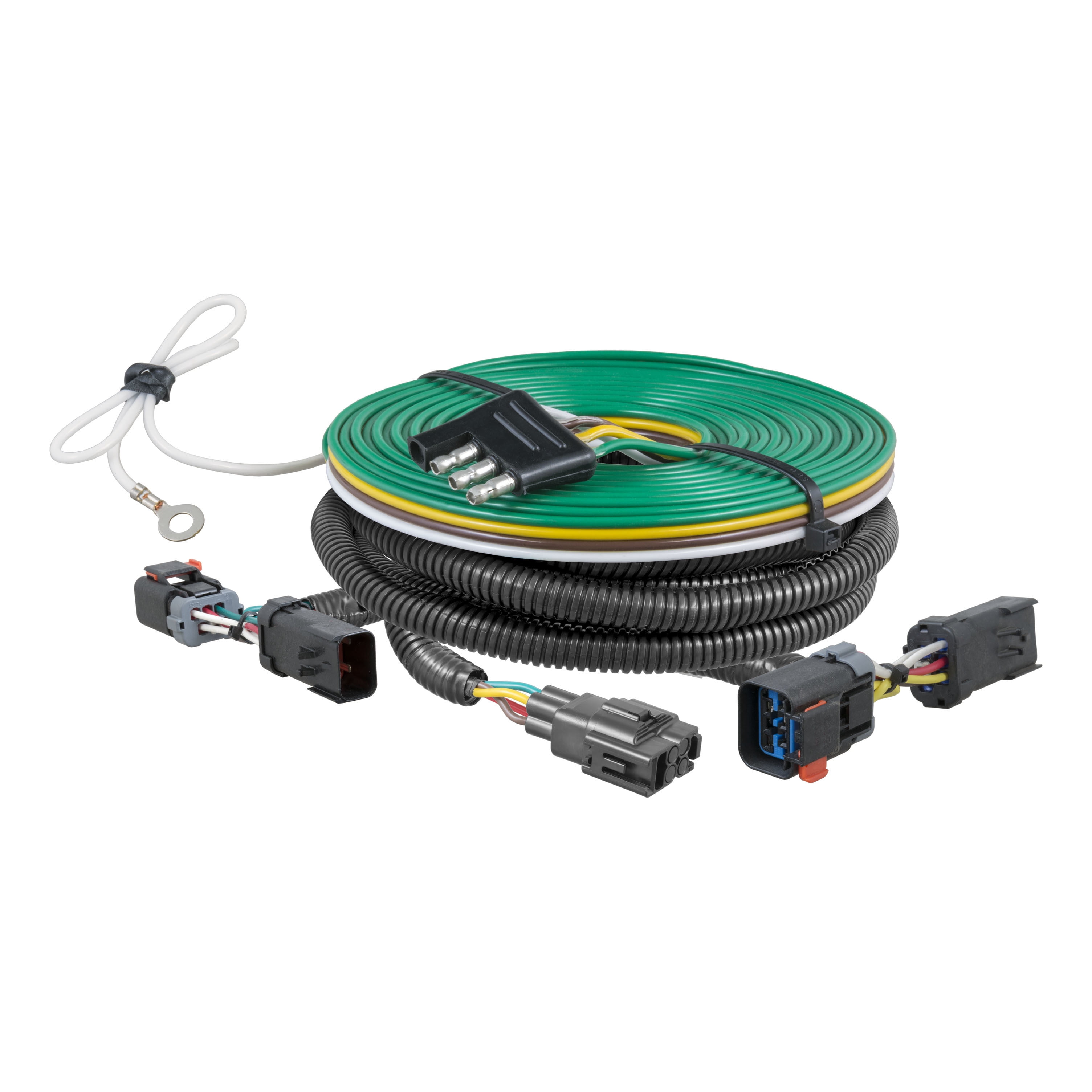 CURT 58938 Custom Towed-Vehicle RV Wiring Harness for Dinghy Towing ...