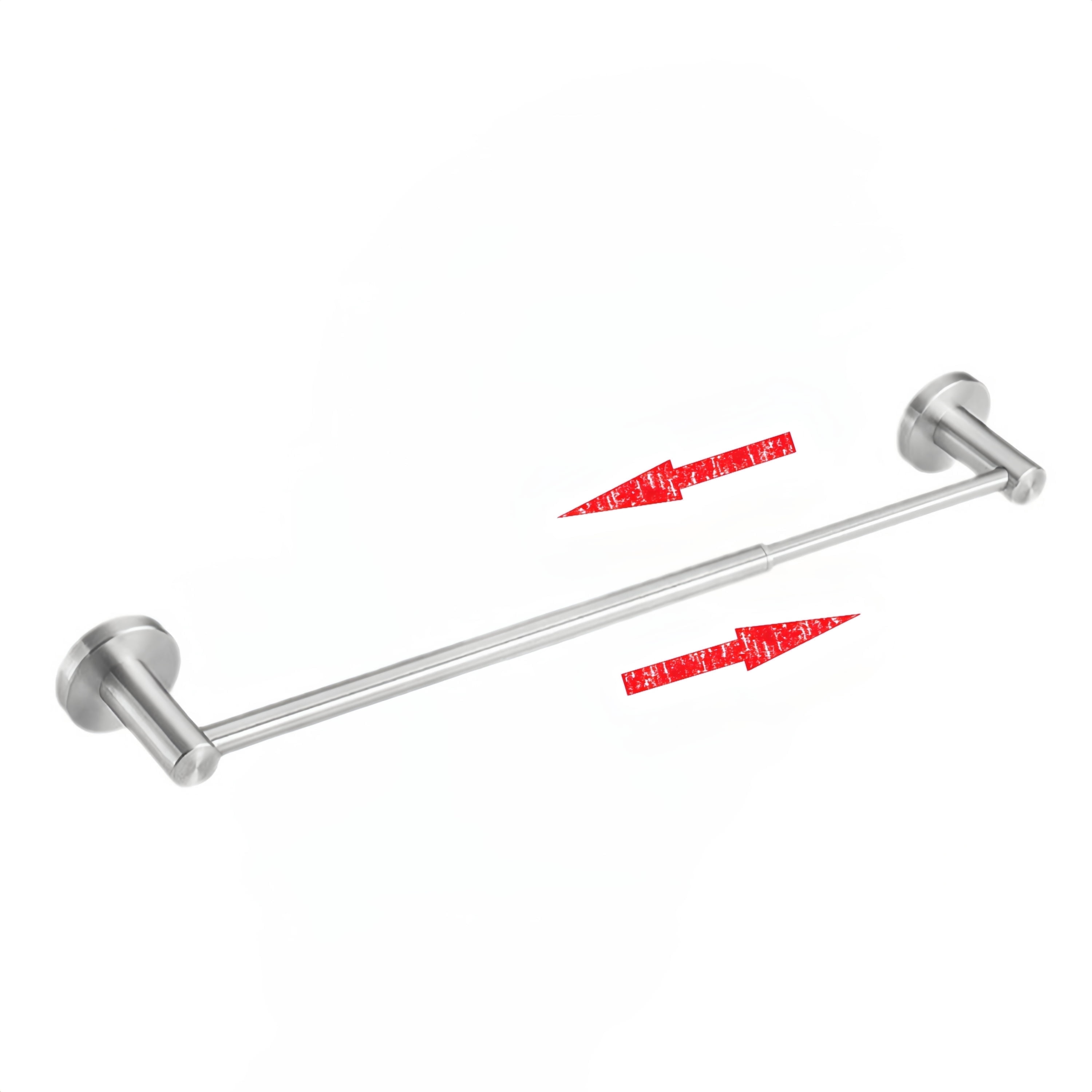UU&T Towel Bar for Bathroom, Adjustable 14.6inch-26.4inch Towel Holder ...