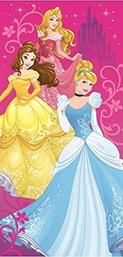Towel - Disney - Princess - Pink Bath/Beach New 007675 - Walmart.com