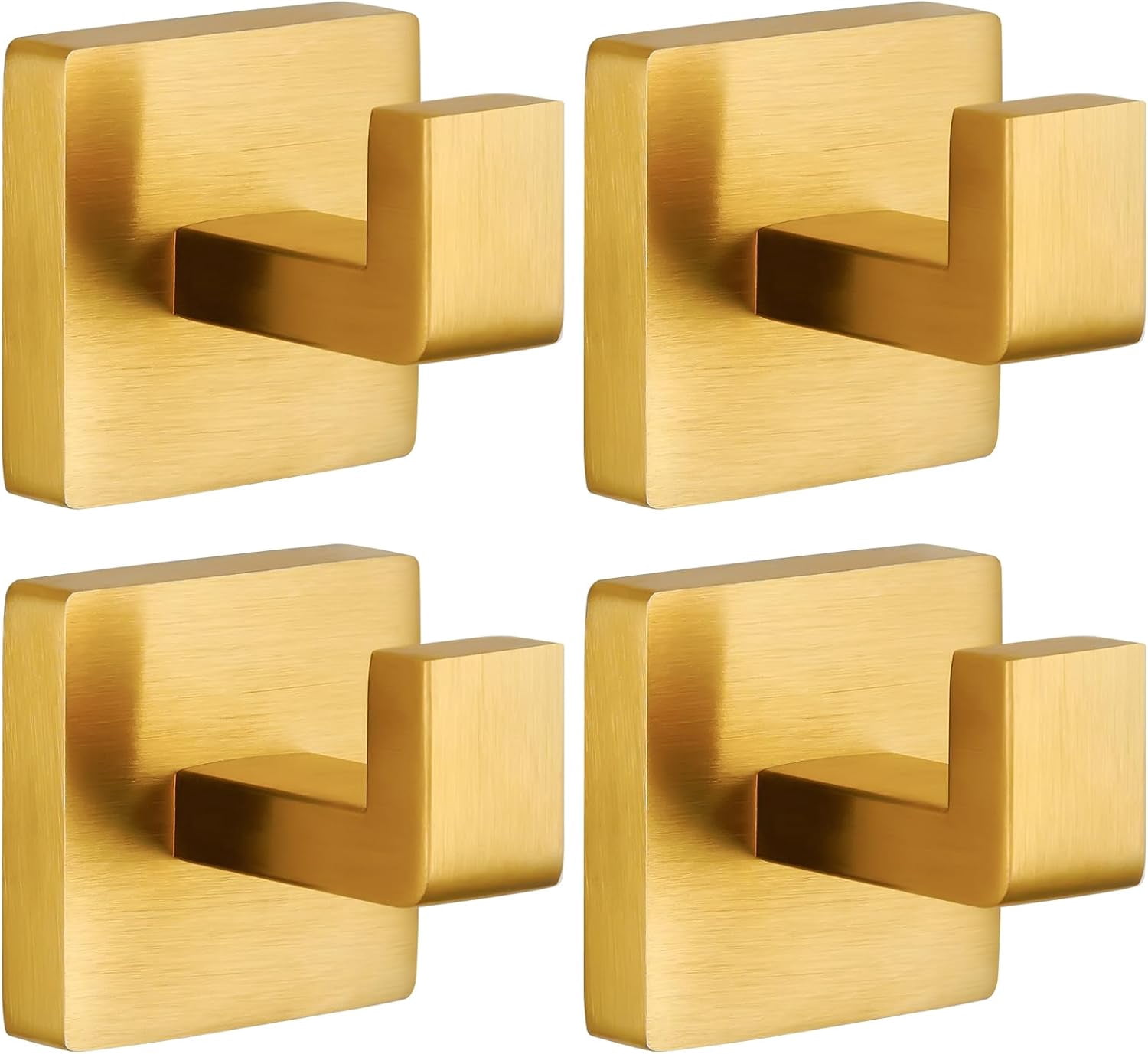 Towel Hooks for Bathrooms Robe Hook Coat Hook 4 Pack Polished Chrome ...