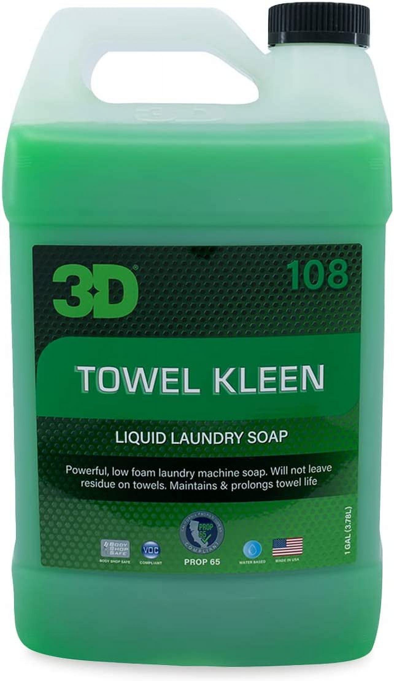 Towel Kleen Concentrated Microfiber Towel Detergent - Deep Cleans ...