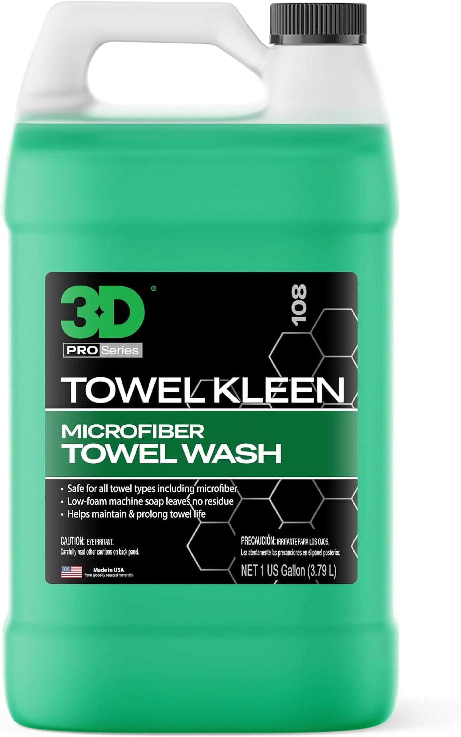 Towel Kleen Concentrated Microfiber Towel Detergent - Deep Cleans ...