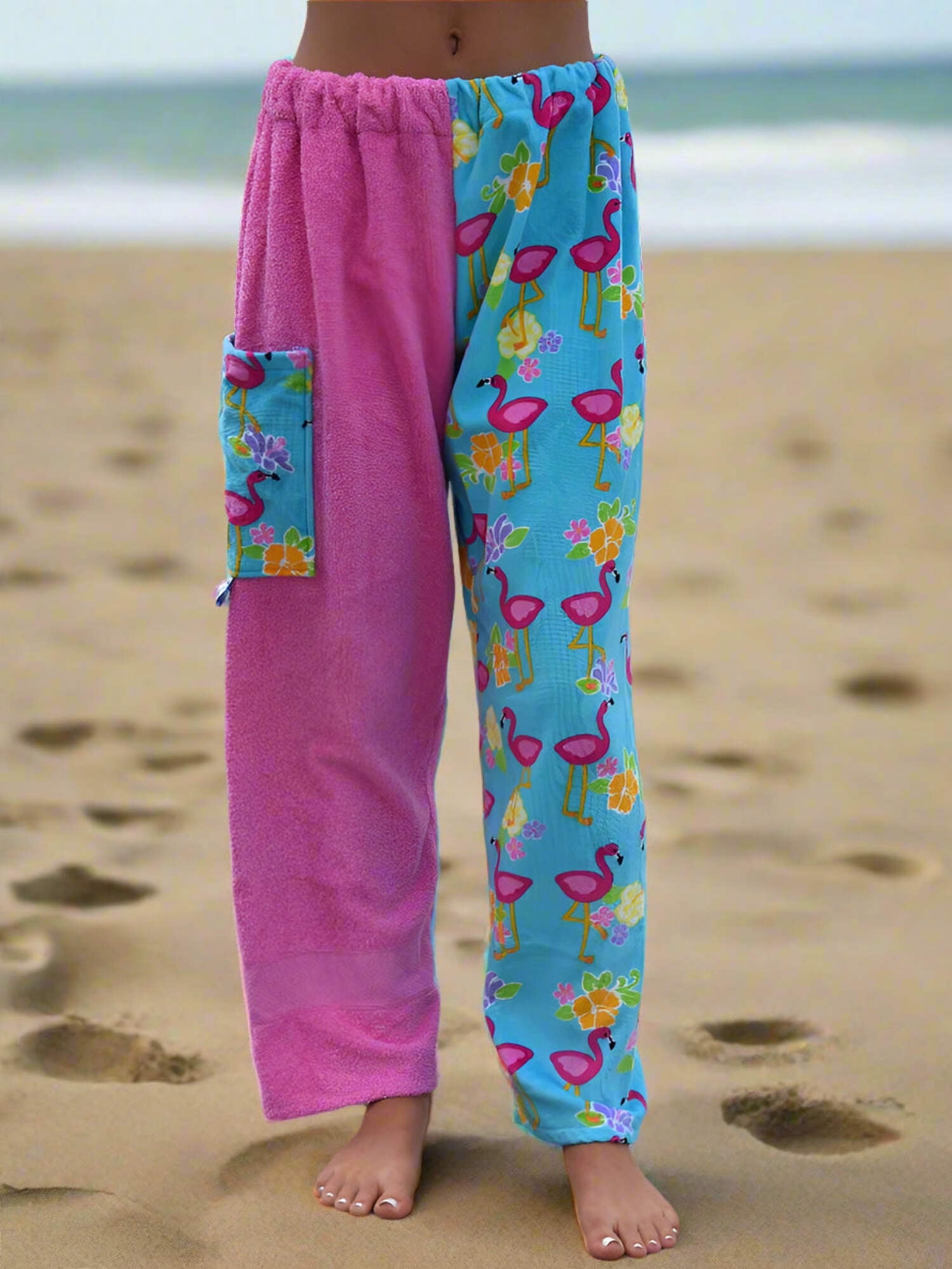 Towel Pants for Swimmers – Cotton Terry Towel Pants – Beach Coverup ...
