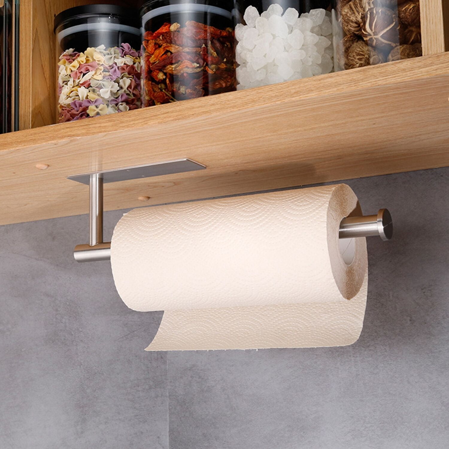 Towel Paper Holders Wall Mount: Kitchen and Bathroom Self Adhesive Rack ...