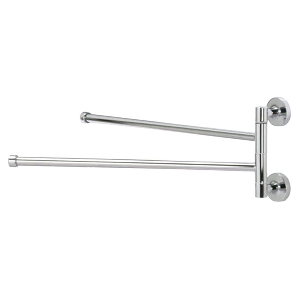 UKCOCO Stainless Steel Towel Rack with Zinc Alloy Base for Bathroom and ...