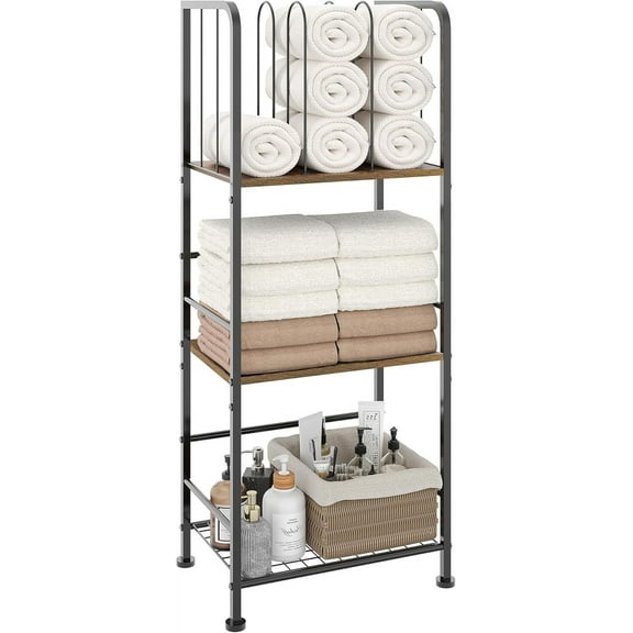 CozyNestF Free Standing Towel Rack - 3 Tier Towel Racks for Bathroom ...