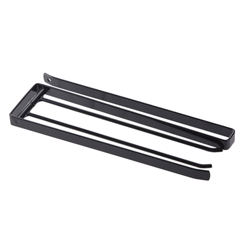 Towel Shelf Under Bar Racks Tower Hanger Cupboard Holder Black Multiple ...
