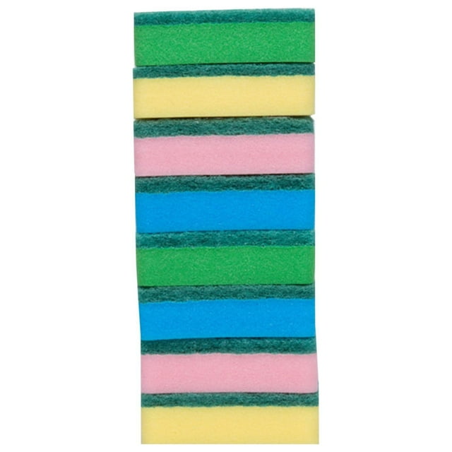 Towel Small 20pc Dishwashing Sponge Wipe Double-sided Dishwashing ...