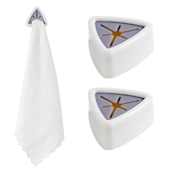 Towel Stopper Dish Cloth Hook Perforated Rag Stopper Hand Towel Storage ...