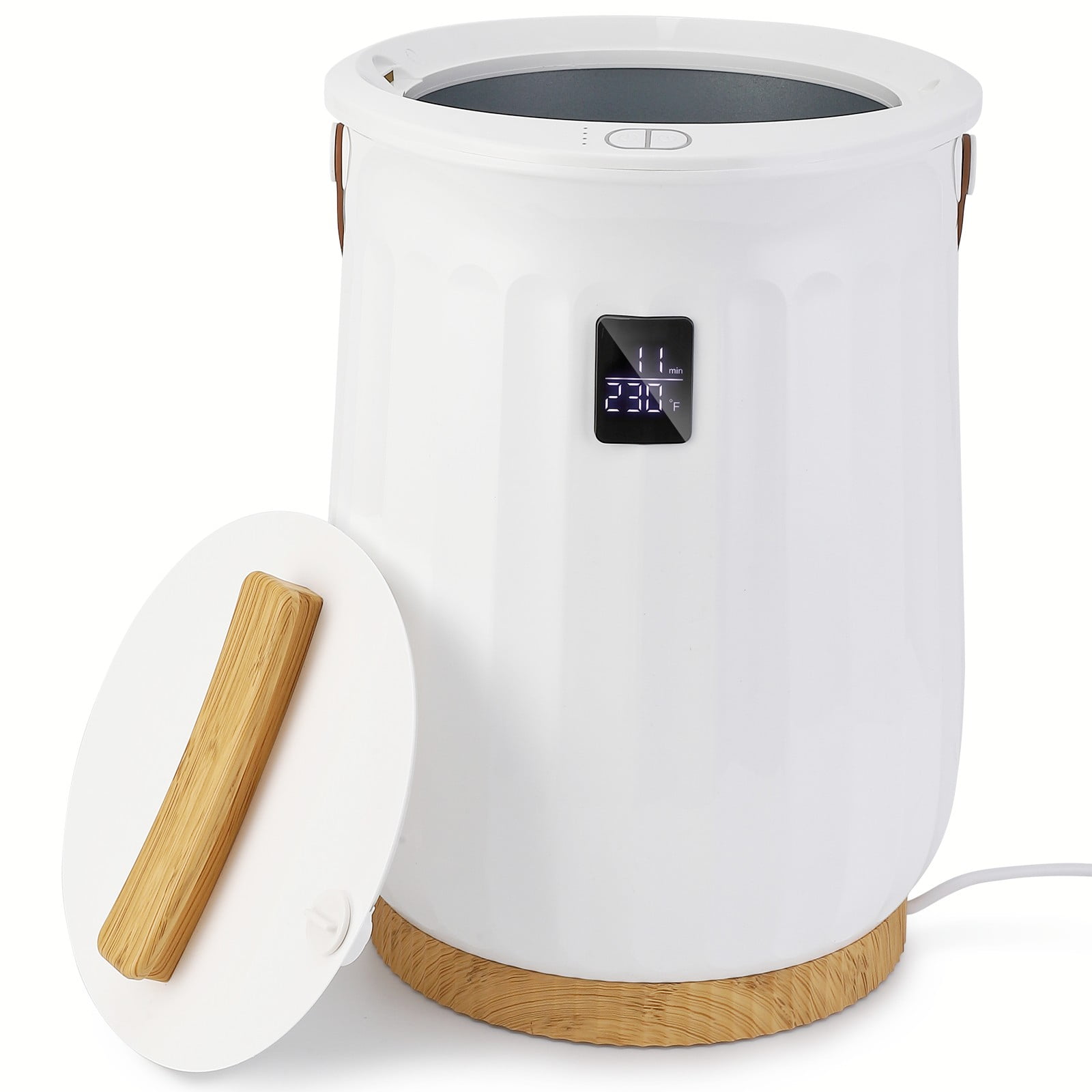 Towel Warmer, Large Bucket Style Luxury Heater for Bathroom with LED ...