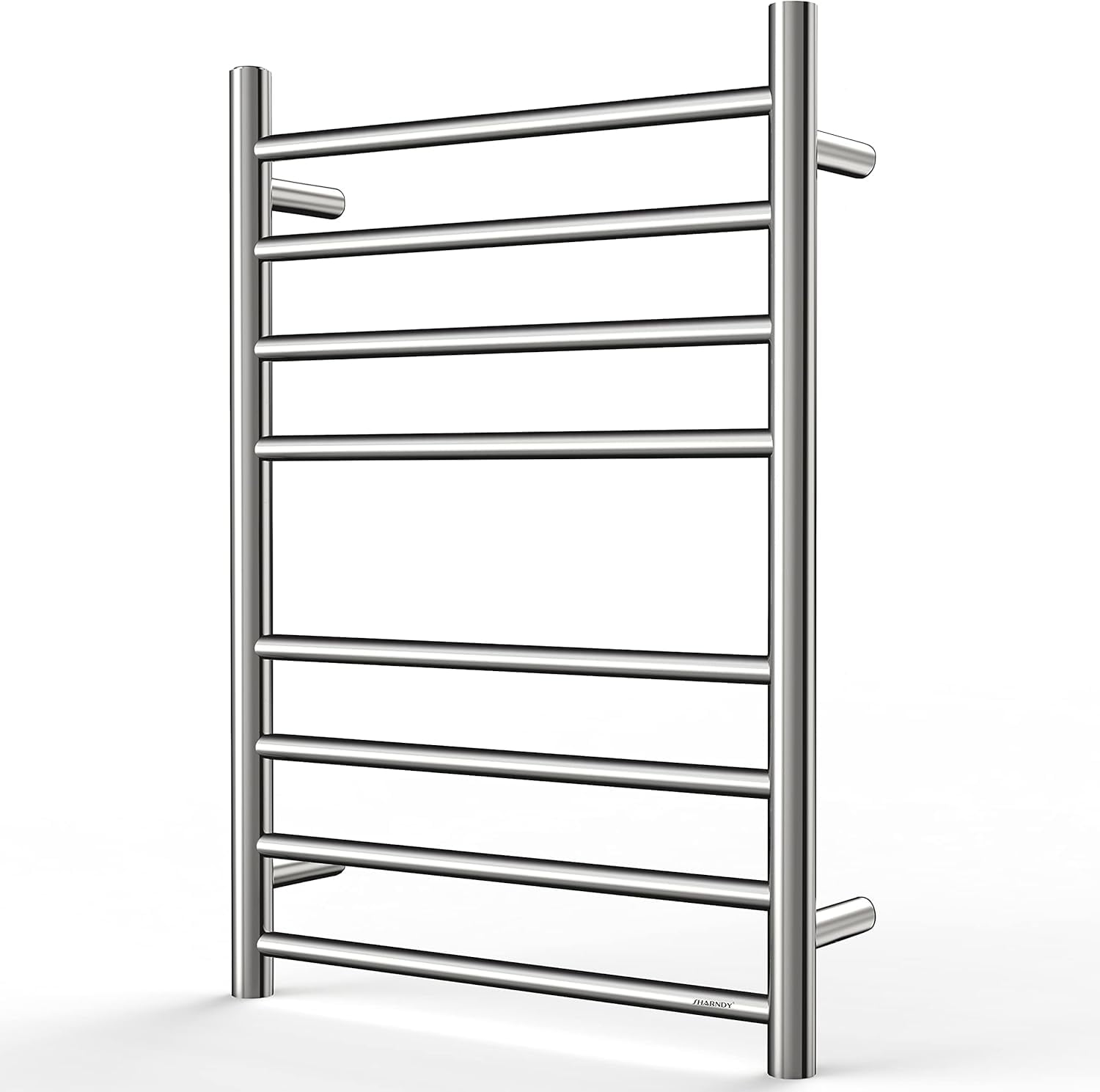 Towel Warmer Polished Chrome for Bathroom Wall Mounted Drying Rack Plug ...