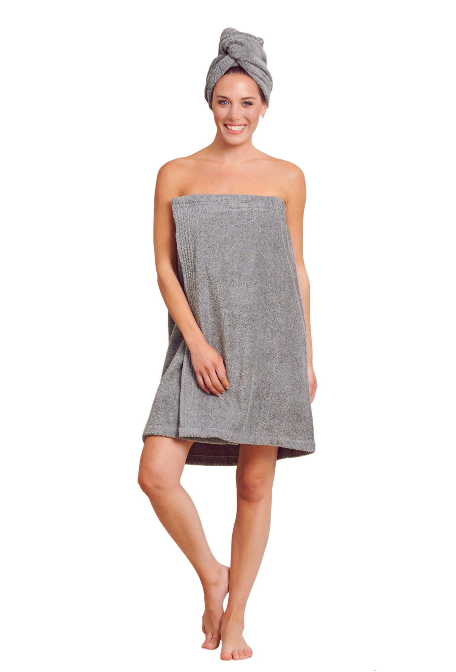 Towel Wrap for Women – Women’s Shower & Bath Wrap – Premium Cotton ...