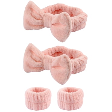 TISMOD Spa Headband and Wristband Set for Skincare Washing Face Terry ...