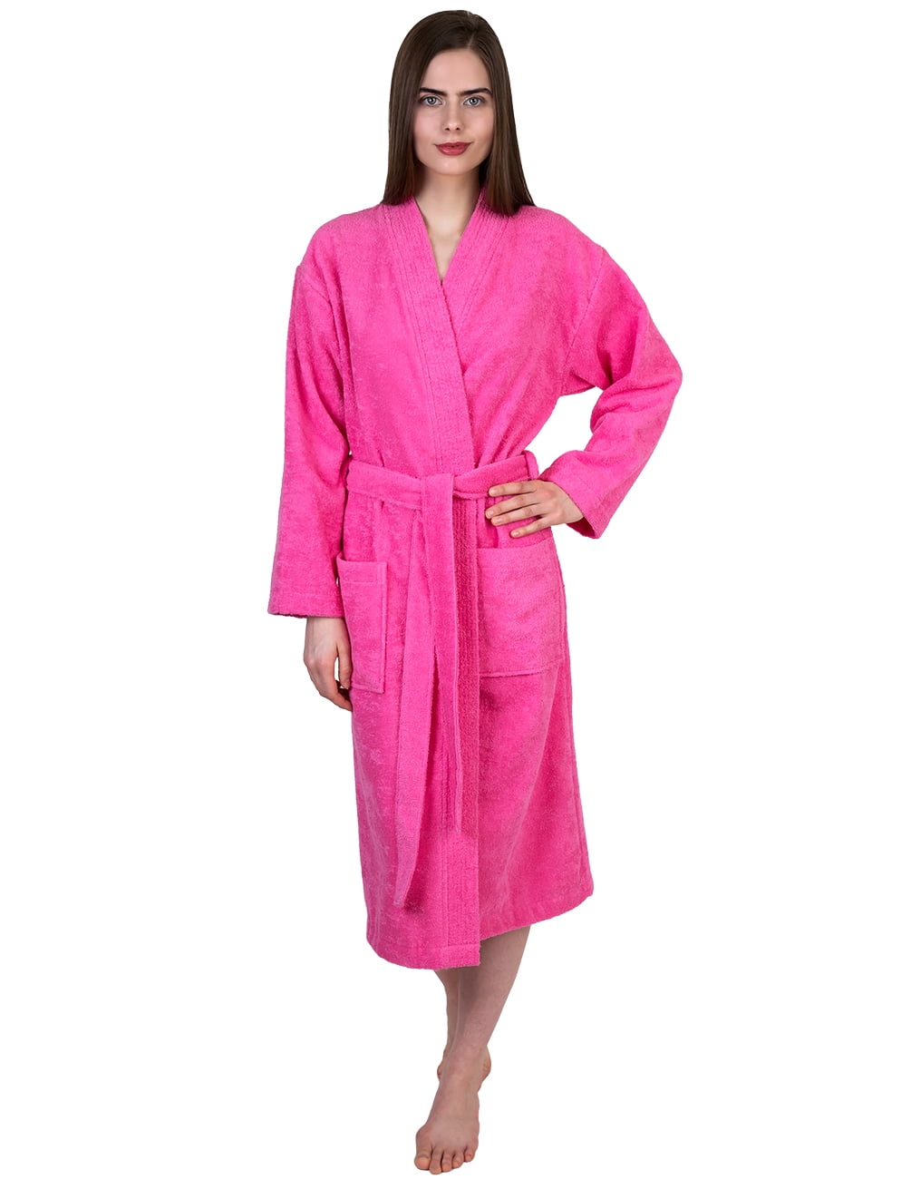 TowelSelections Women's Robe Turkish Cotton Soft Terry Kimono Bathrobe ...