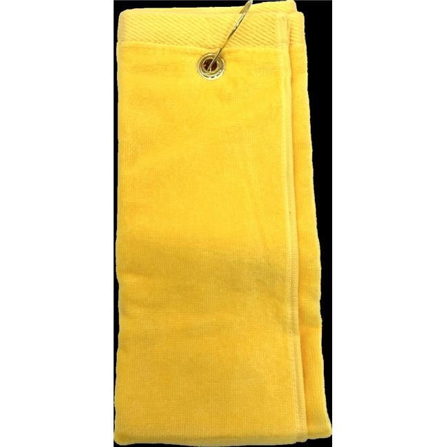 Towelsoft Golf-GV1201TR-YLW Premium 100 Percent Cotton Terry Velour ...