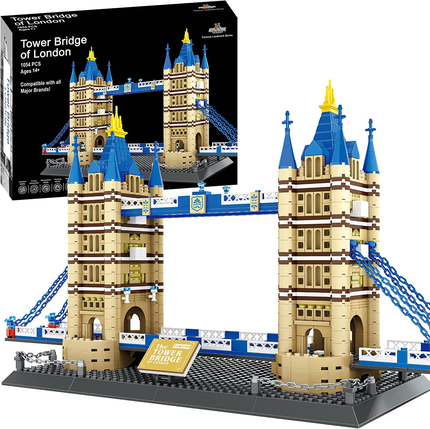 Tower Bridge Building Block Set – 1,054 Pieces - Walmart.com