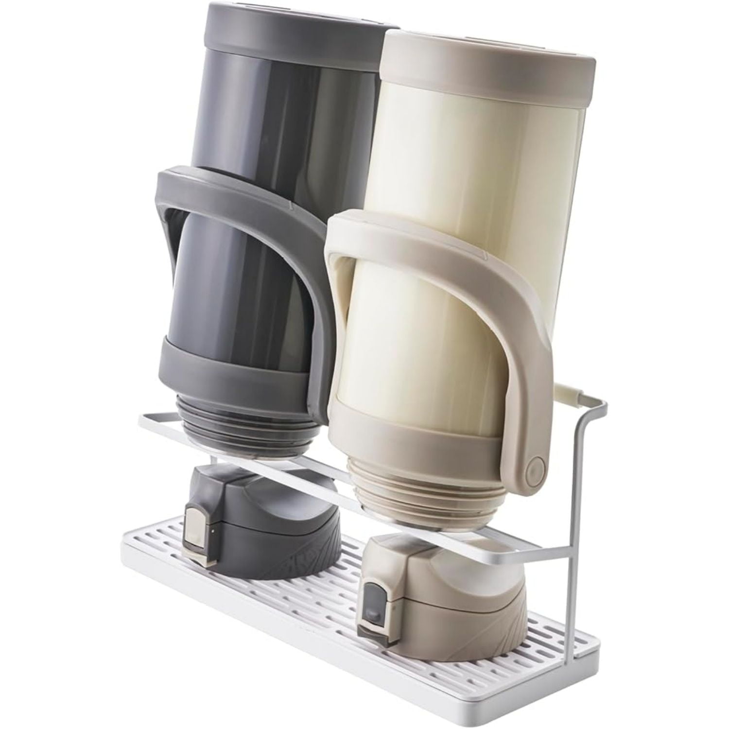 Tower Countertop Two Tier Bottle Drying Rack, Wide Jug Storage Stand ...