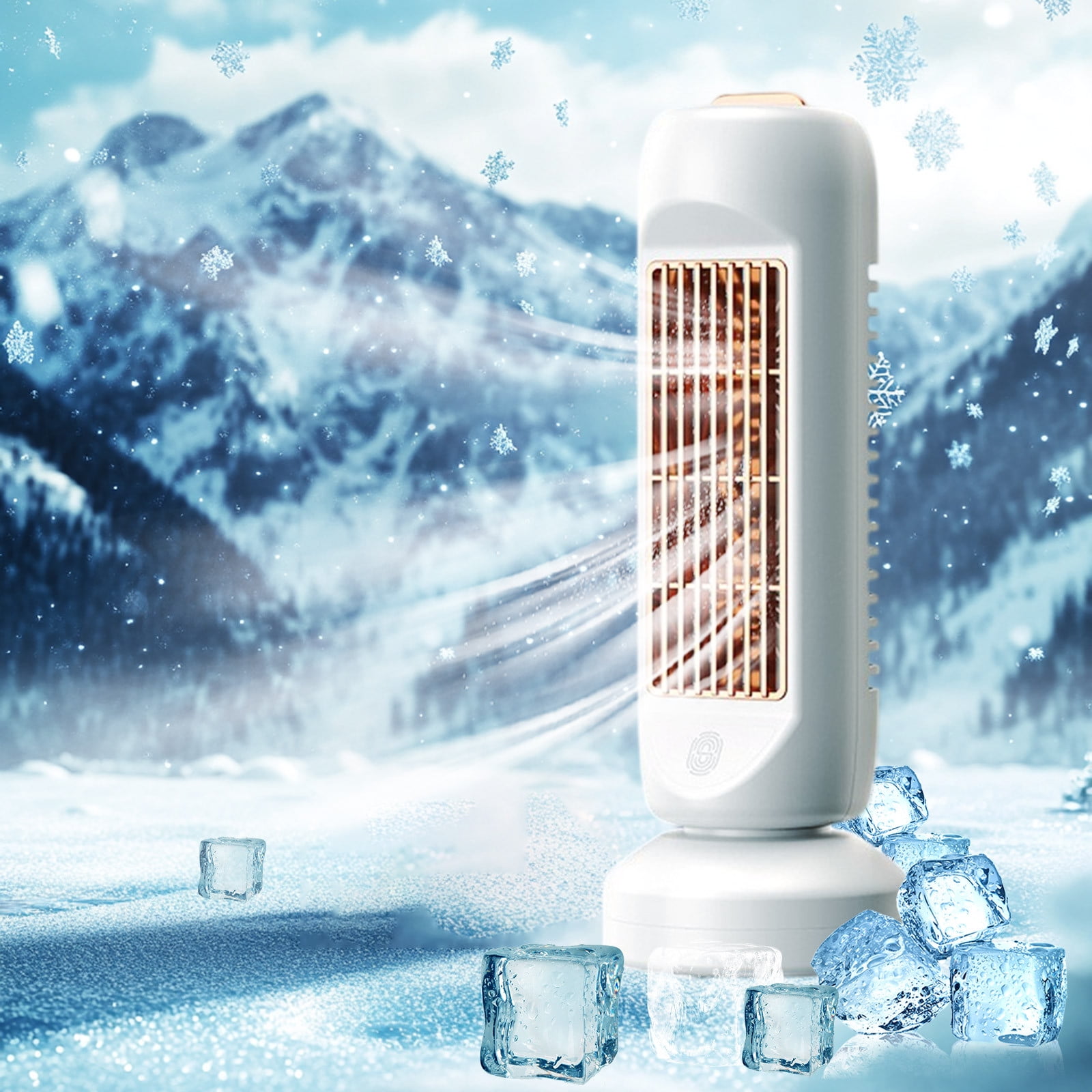 Tower Fan, 60° Oscillating Fan with 3 Speeds, Fast Cooling, Quiet ...