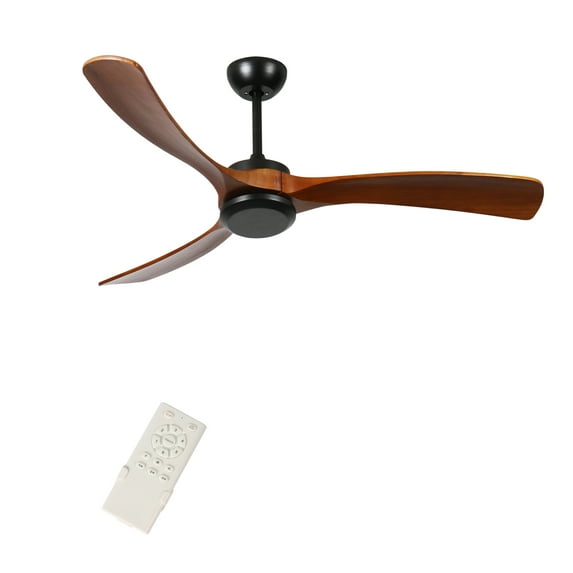 Tower Fan 72 Inch wood Ceiling Fan no light with Remote Control, Low ...