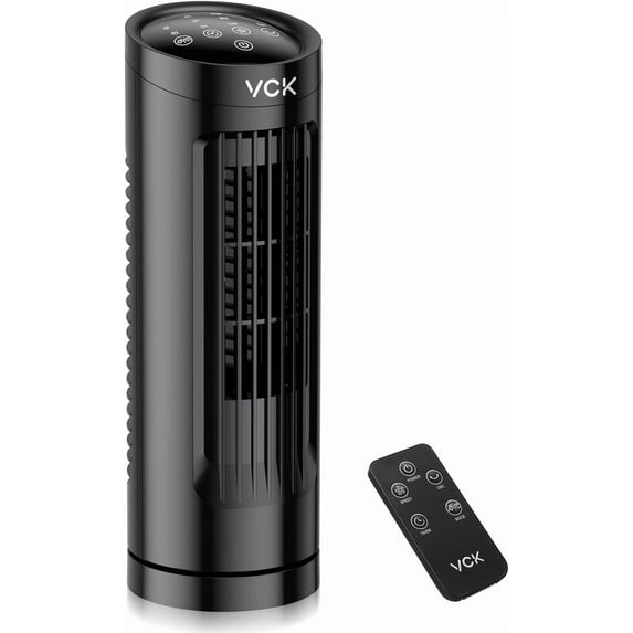 Tower Fan for Bedroom, 26dB Quiet Floor Fan with Remote, 3 Mode, 1-8H ...