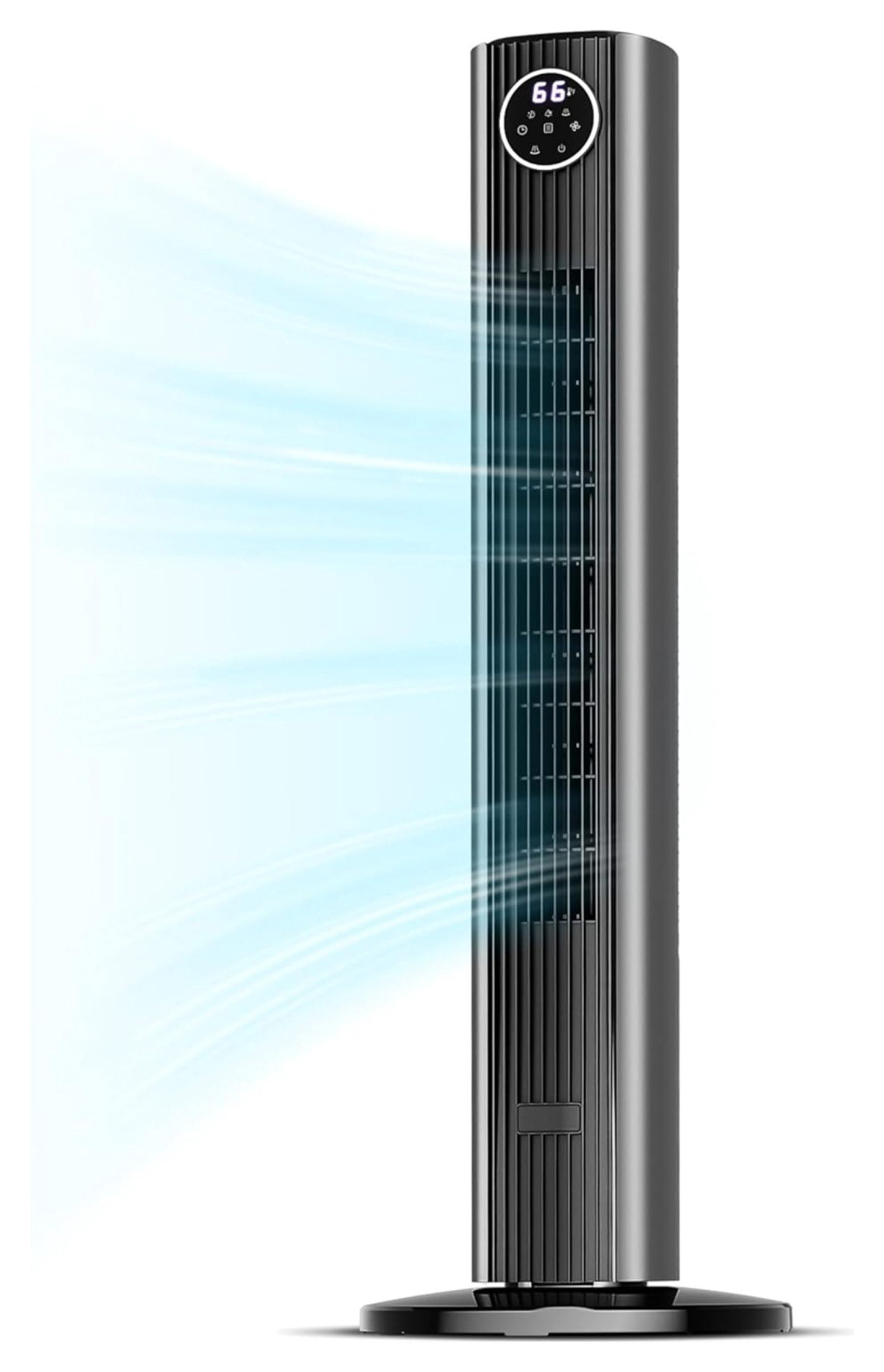 Tower Fan for Bedroom, Standing Bladeless Fan that Blows Cold Air for ...