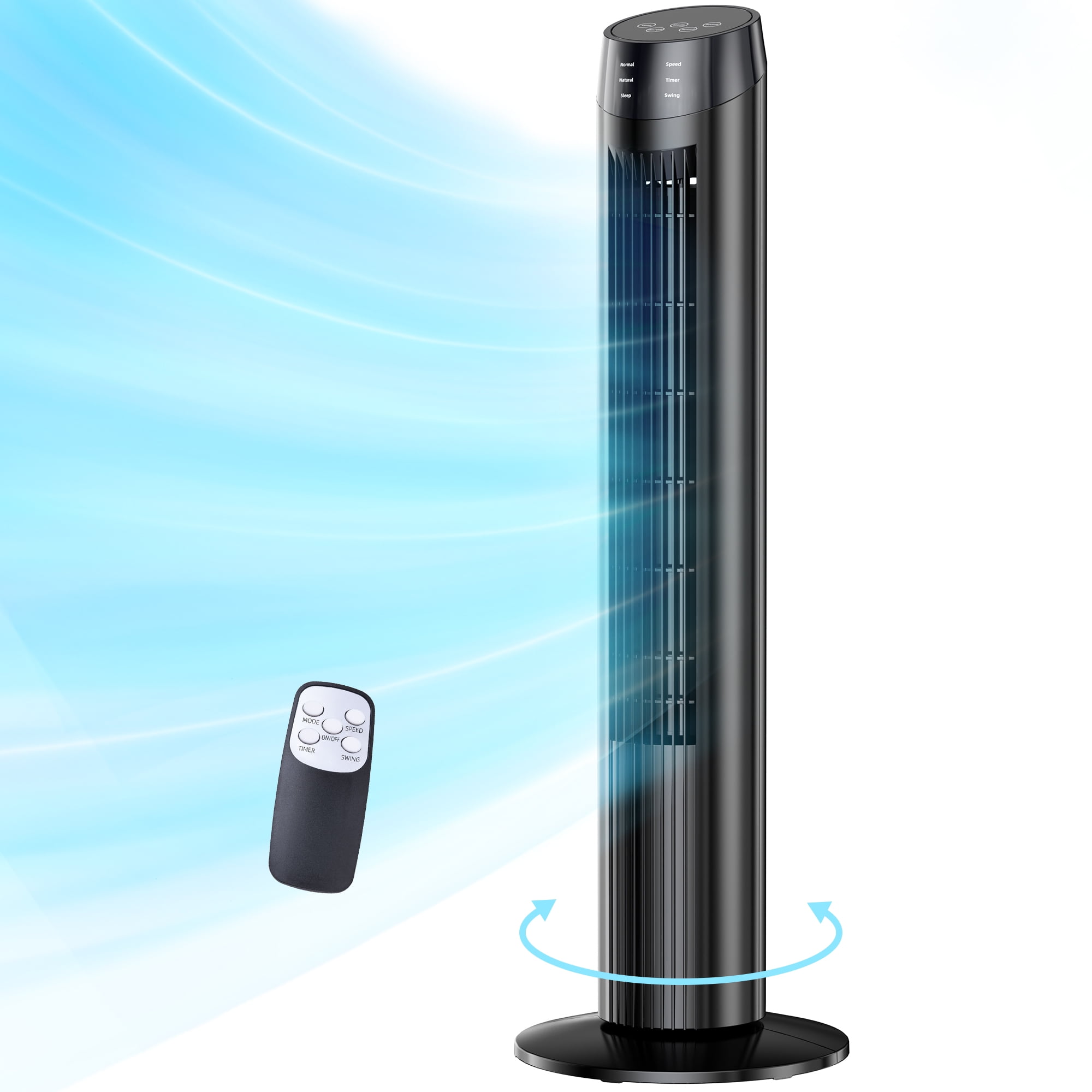 SZRSTH Tower Fan, 36" Oscillating Standing Floor Cooling Fans, 3 Speeds ...