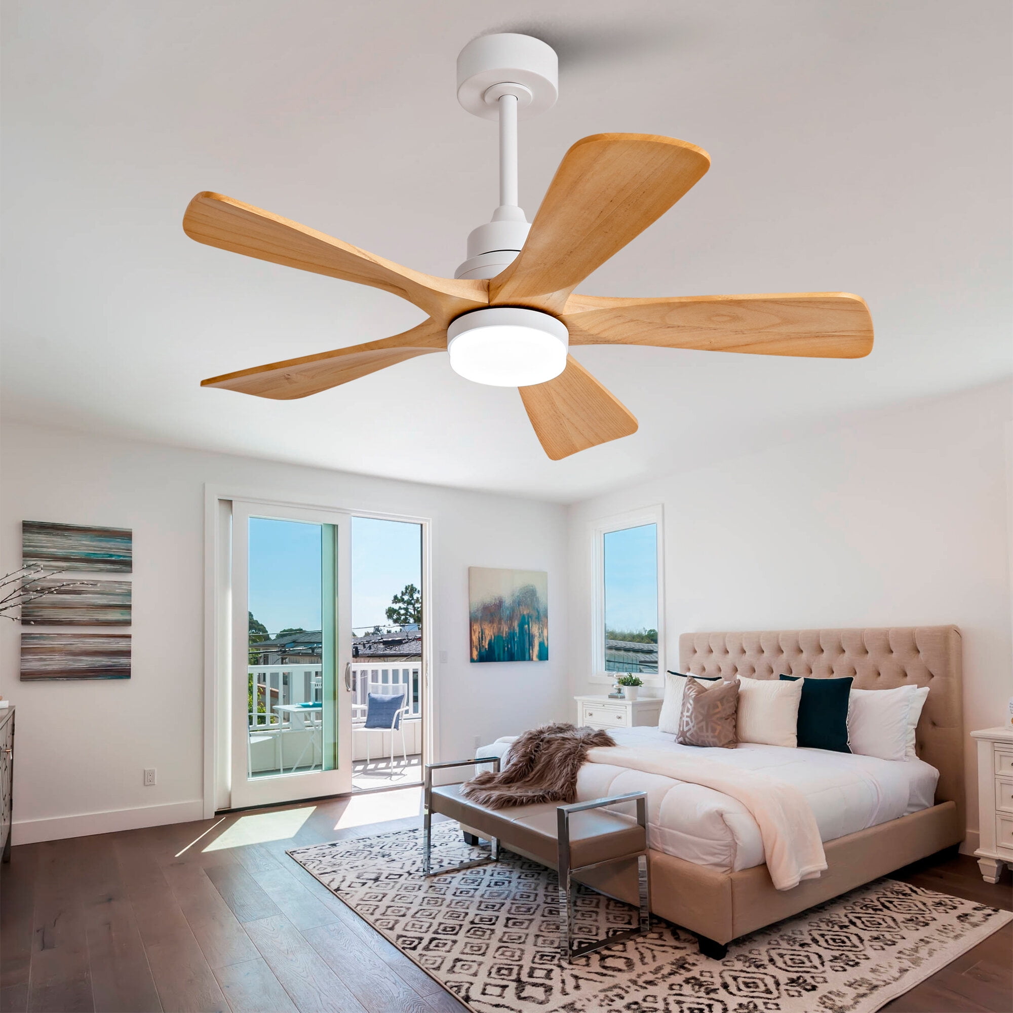Tower Fan Hot sales 42 Inch Modern Ceiling Fans With Lights and Remote ...