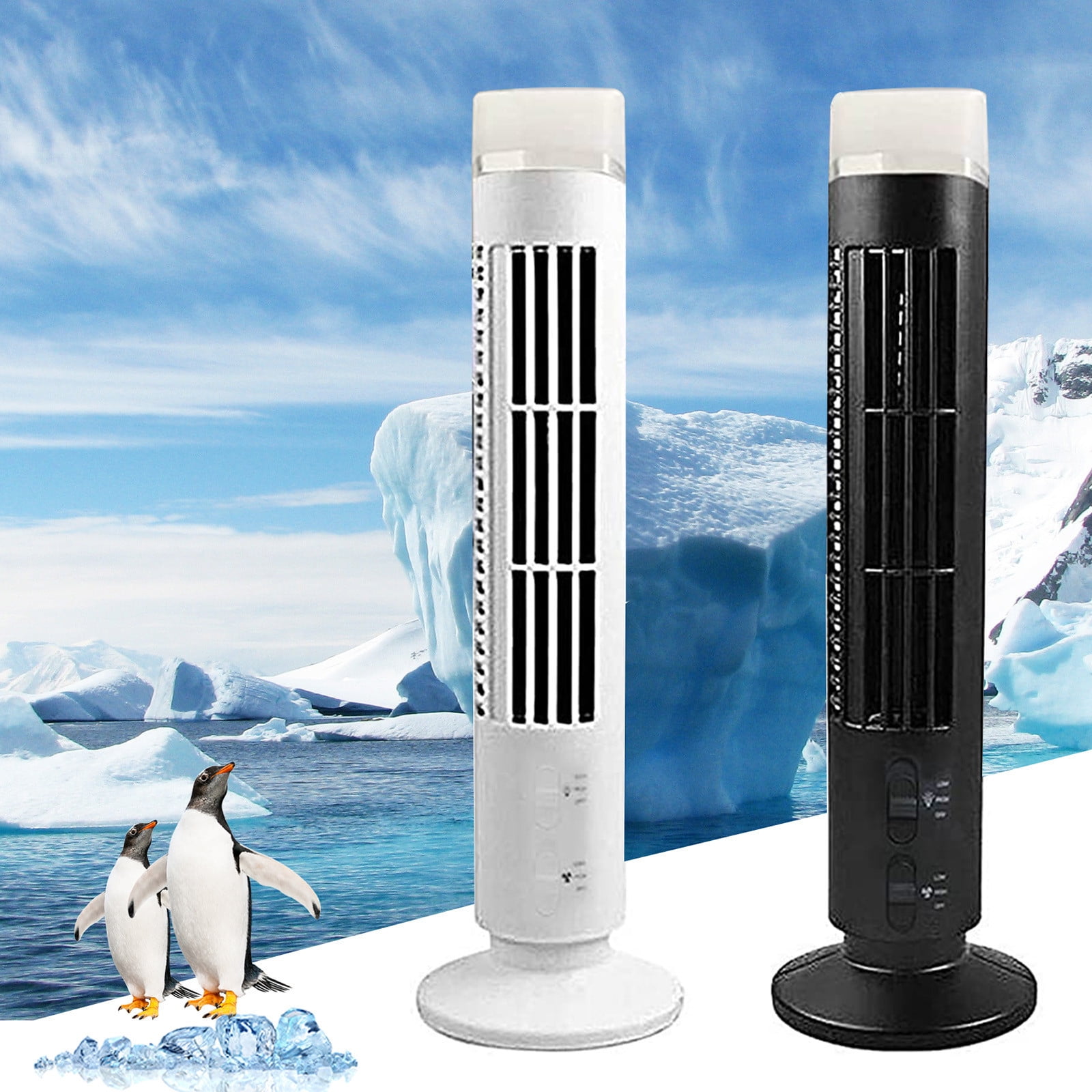 Tower Fan LED Bladeless Fan, Tower Electric Fan Vertical Conditioner ...