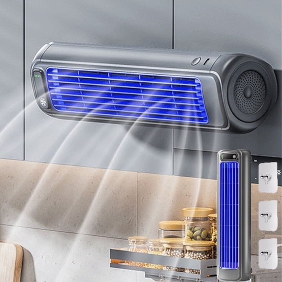 Tower Fan Plug in 2026 Constant Wind, Vaneless Desktop Fan Corded ...