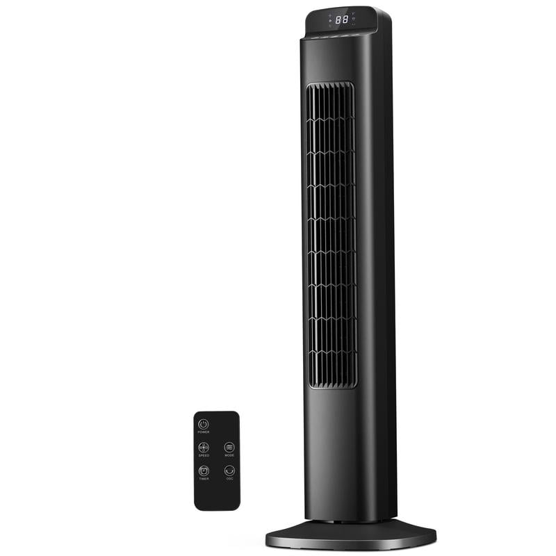 Tower Fan Portable Electric 85° Oscillating Fan Quiet Cooling Remote ...
