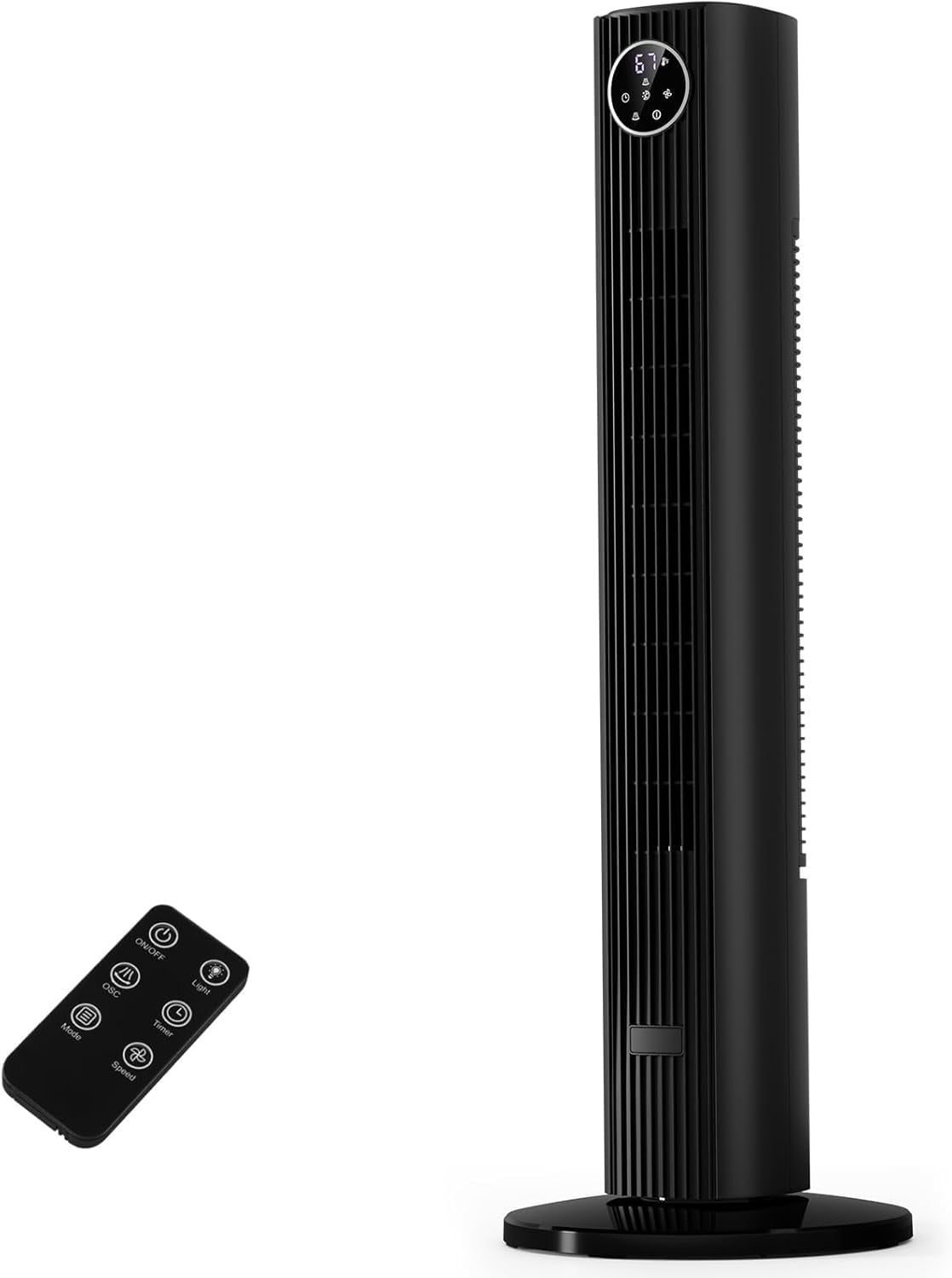 Tower Fan Portable Floor Fans 85°Oscillating Fan Quiet Cooling 12H ...