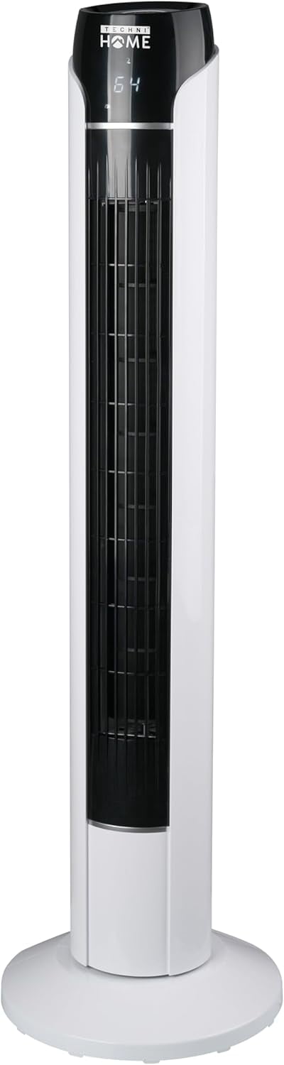 Tower Fan with Remote, Standing Fan for Bedroom with 3 Wind Modes and ...
