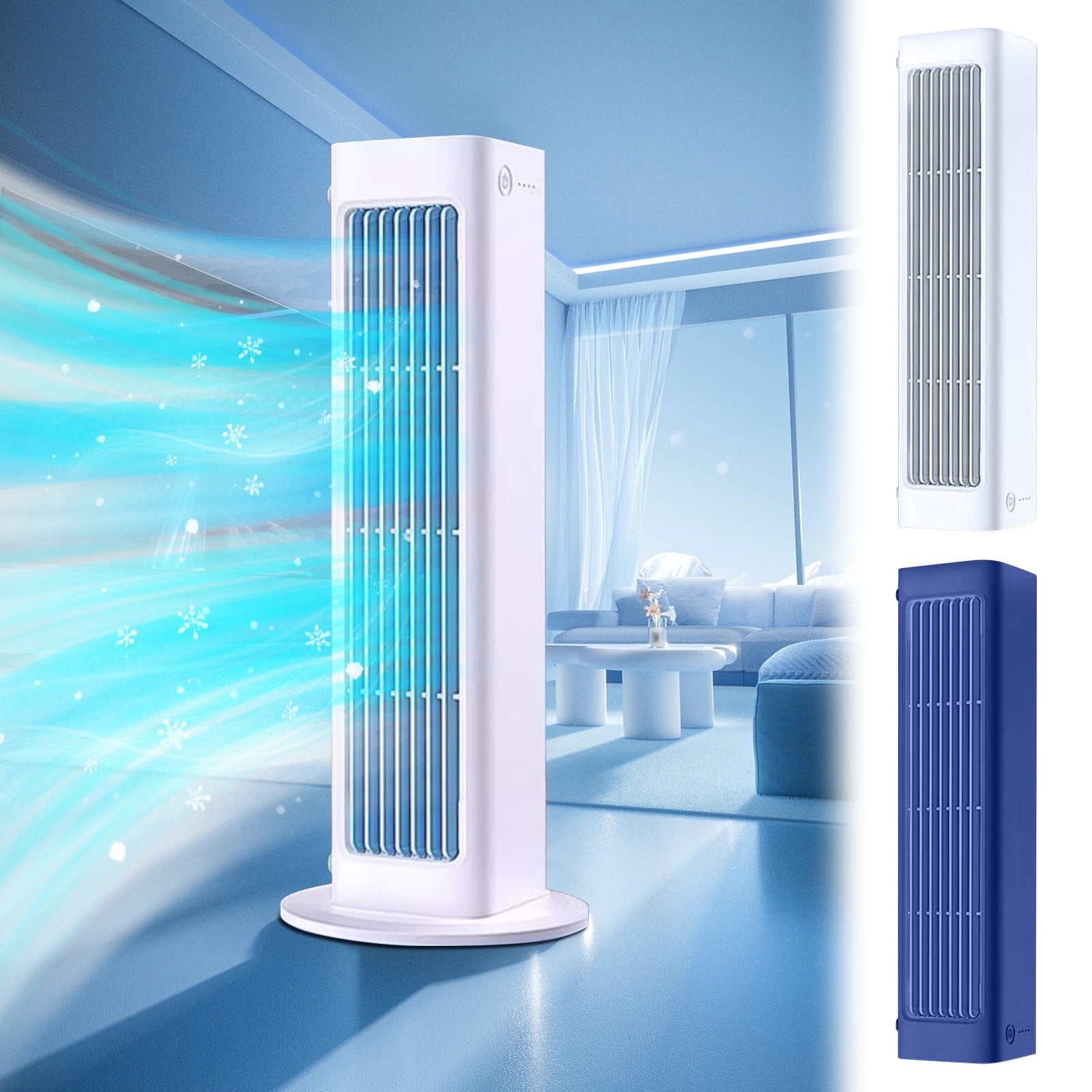 Tower Fan for Bedroom, Standing Fan with Quiet for Sleep, 3 Speeds, 90 ...