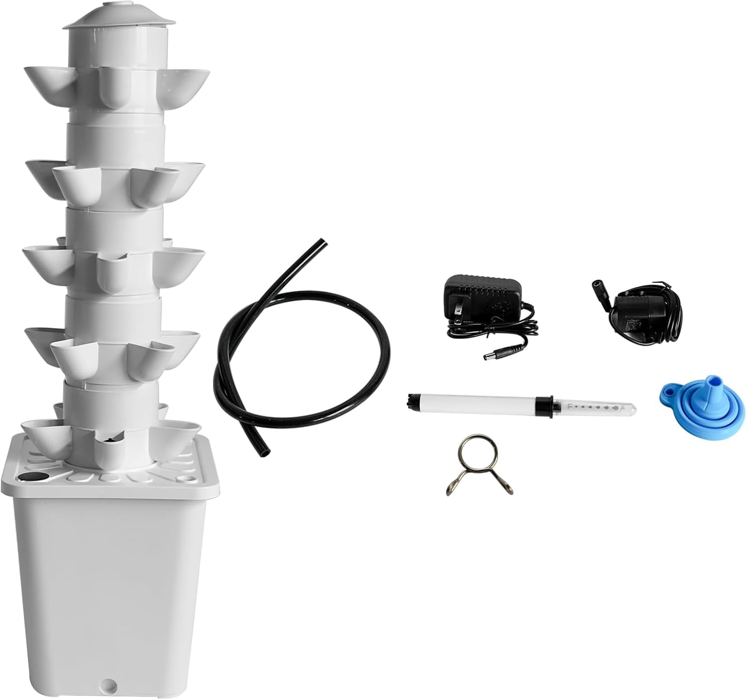 Tower Garden Hydroponic Growing System, 25 Pods Vertical Garden Growing ...