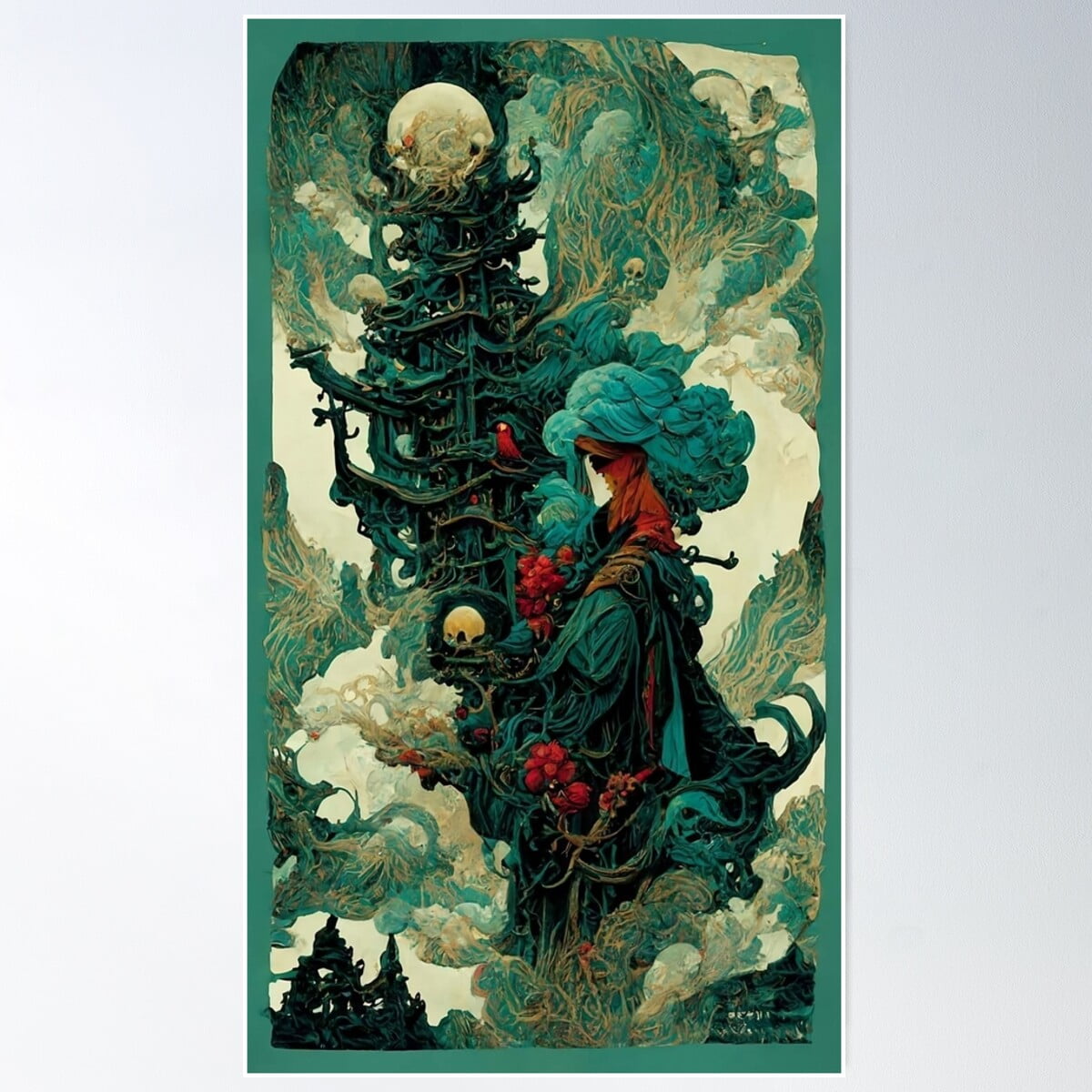 Tower Of God Tarot Card Artificial Intelligence Art By Midjourney (Part ...