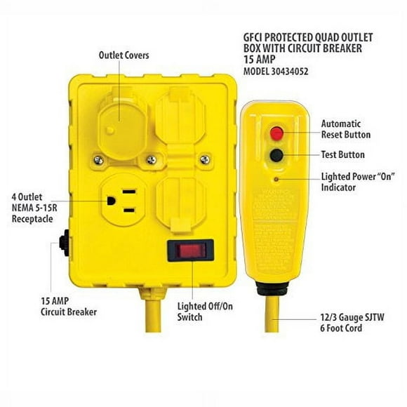 Gfci Extension Cords in Extension Cords - Walmart.com