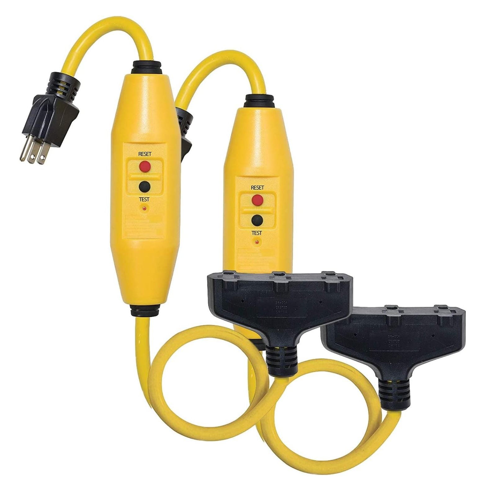 Tower Manufacturing 30438024 Auto-Reset 15 AMP Inline GFCI Triple Tap ...