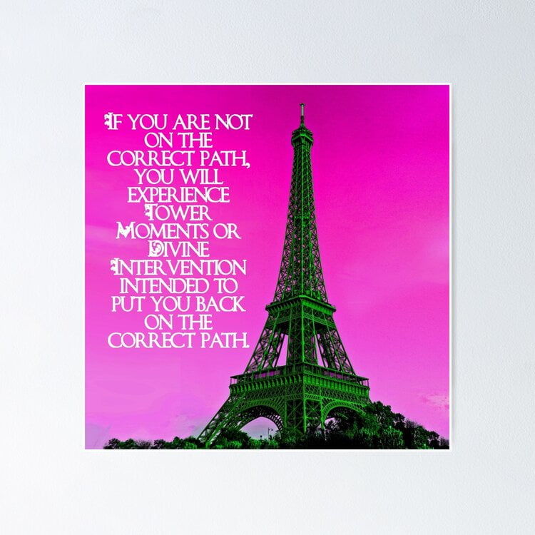 Tower Moment Explained Poster- Unframed Poster | Wall Art | Perfect For ...