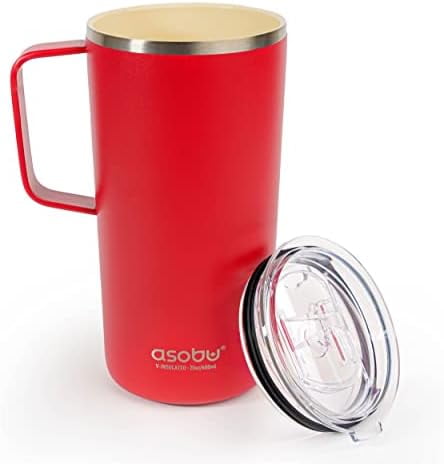 Tower Mug Ceramic Inner Coated Insulated Stainless Steel Cup for Pure ...
