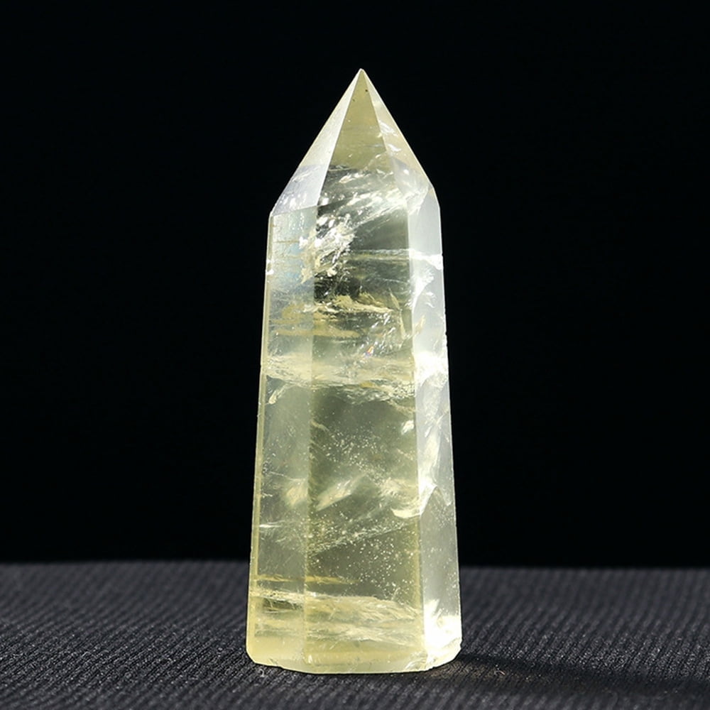 Tower Natural Citrine Display Decoration Healing Stone Wands for Energy ...