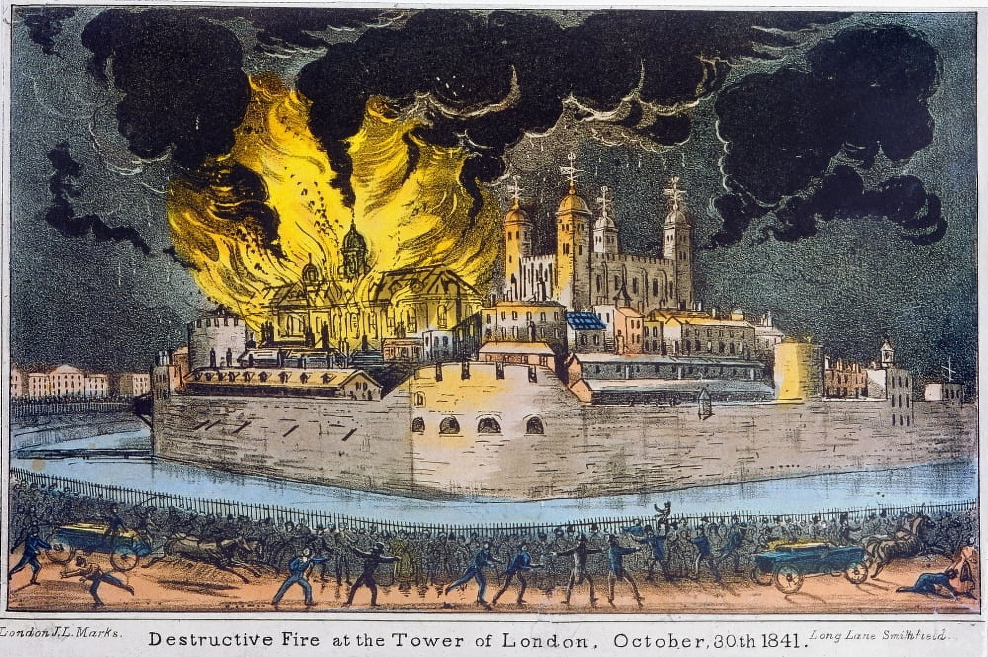 Tower Of London Fire. N'Destructive Fire At The Tower Of London 30 ...