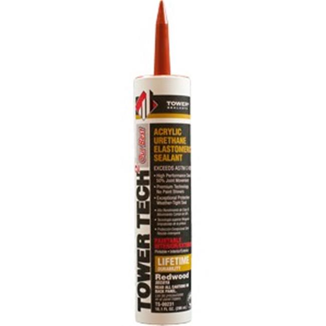 Tower Sealants TS-00231 10.1 oz Redwood TECH2 Urethaneane Acrylic Caulk ...