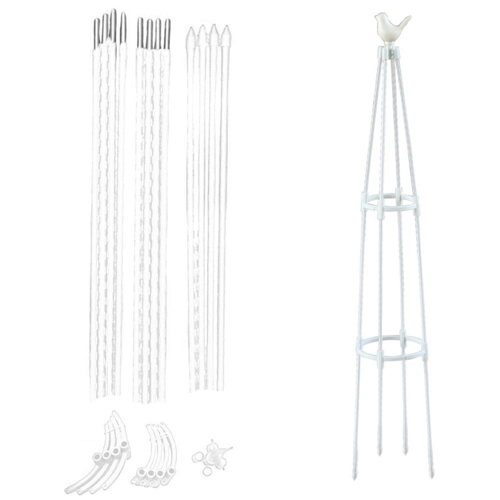 Tower Shaped Gardening Bird Head Plastic Pointed Flower Bud Climbing ...