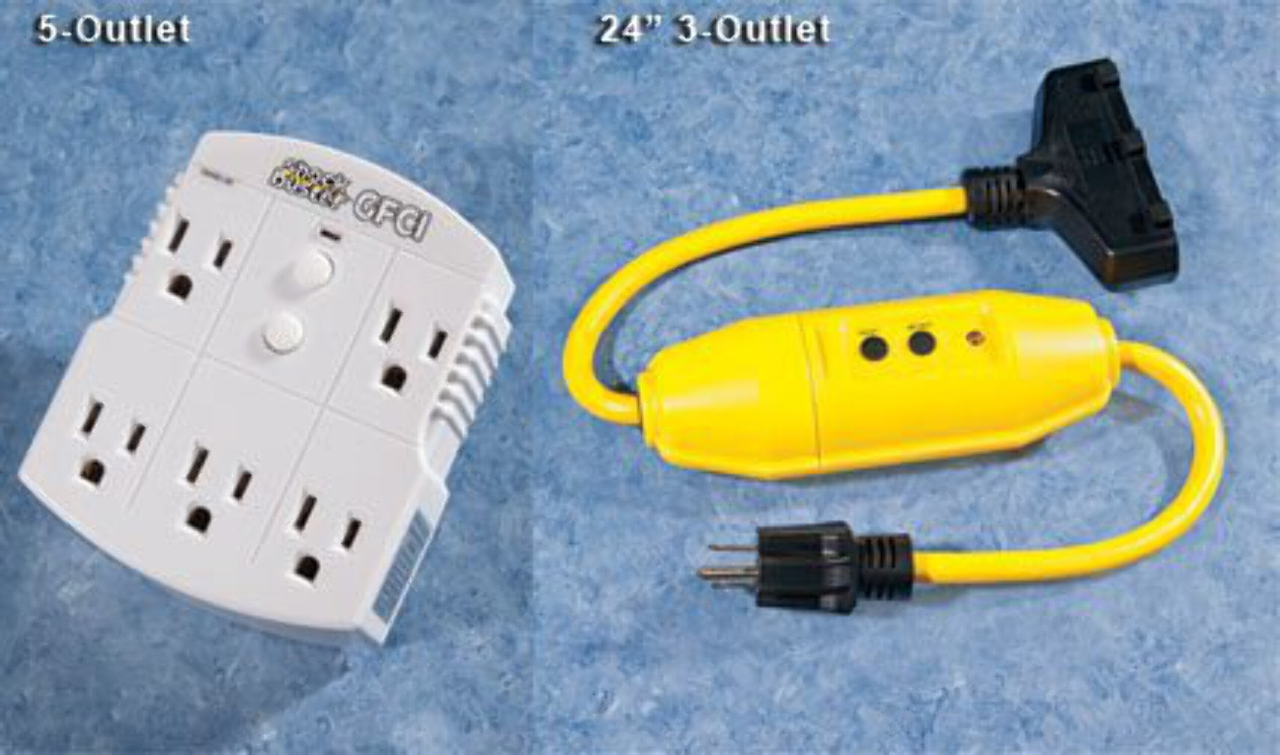 Tower Shock Buster 3-Outlet Electrical Cord with Inline GFCI - Walmart.com