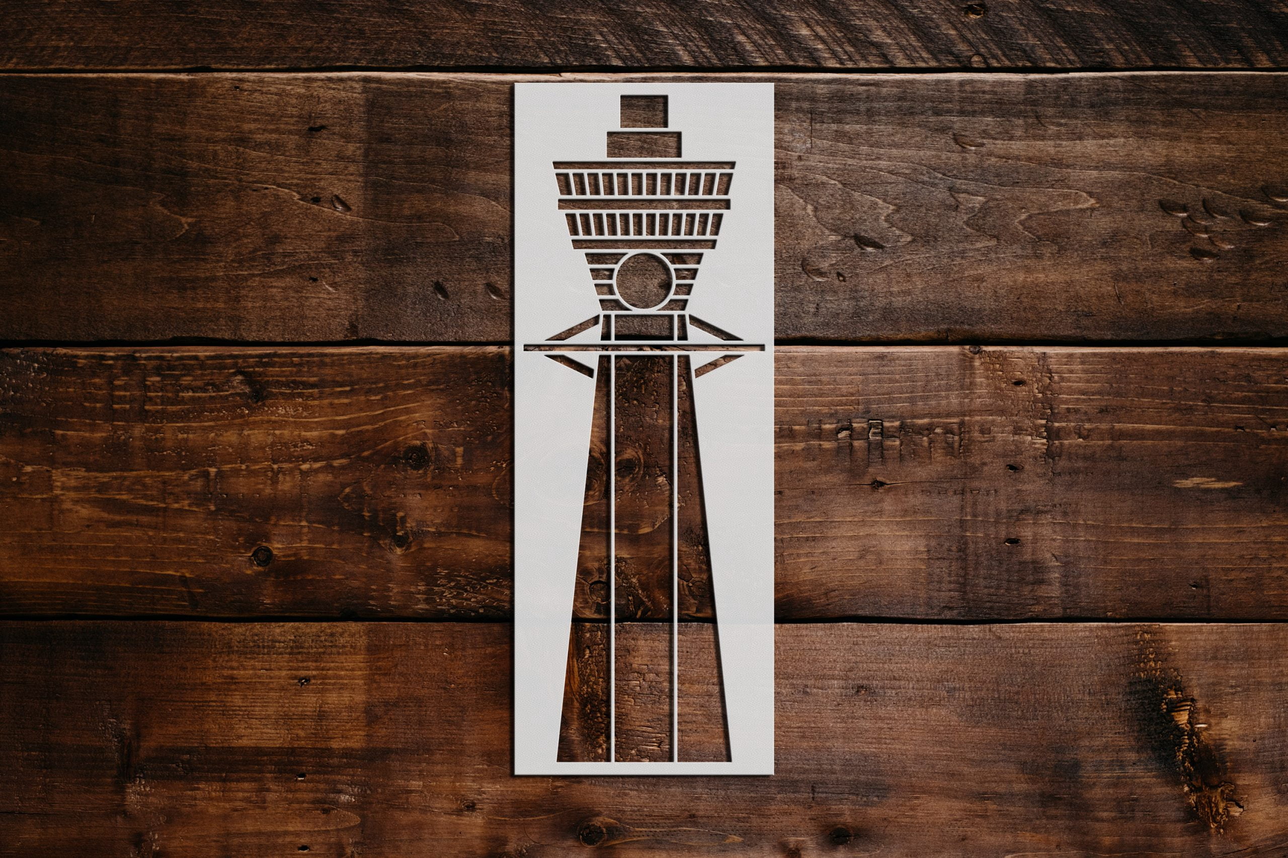 Tower Stencil - Art and Wall Stencil (6"x12") - Walmart.com