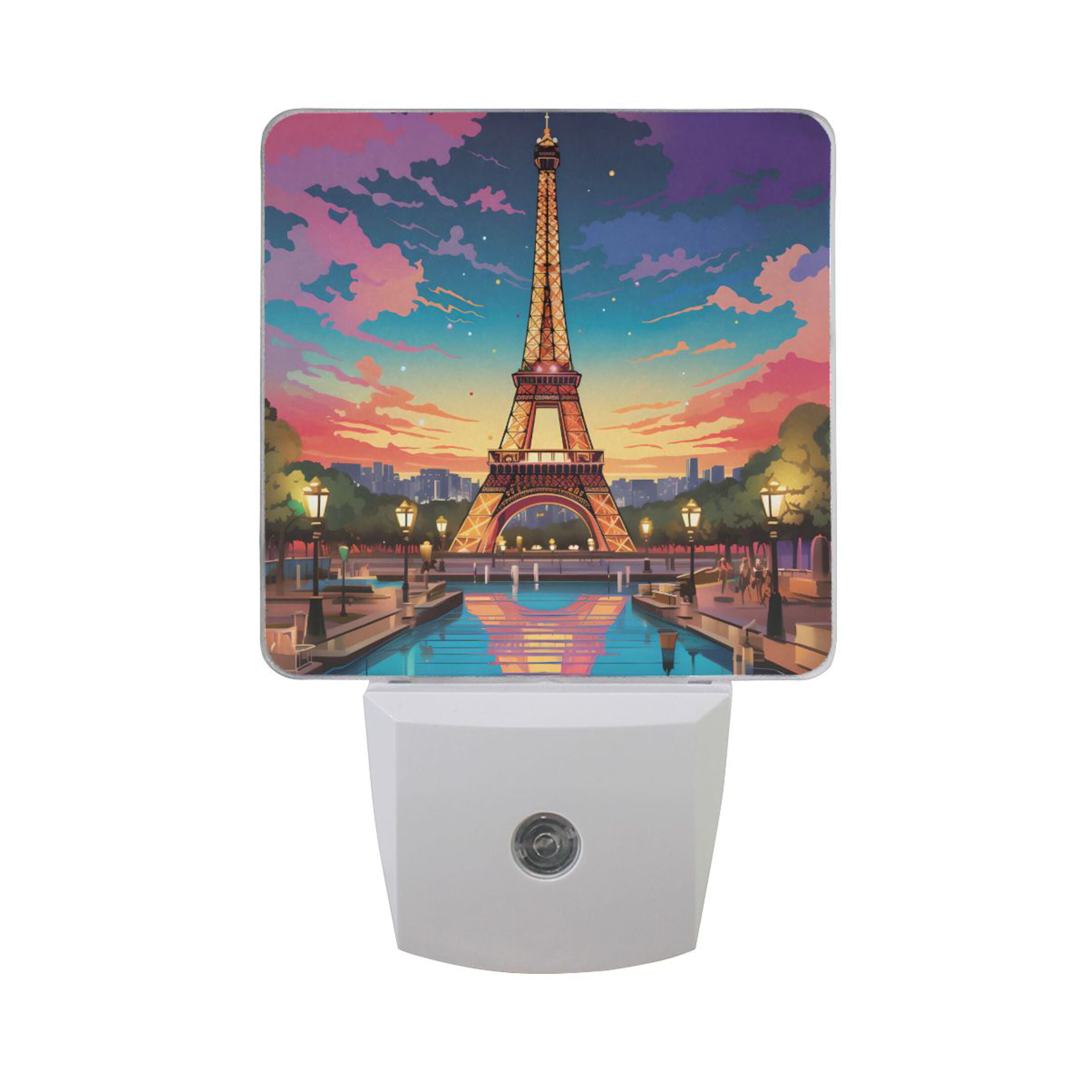 Tower and River Night Light 2 Pack LED Nightlight Plug into Wall Dusk ...