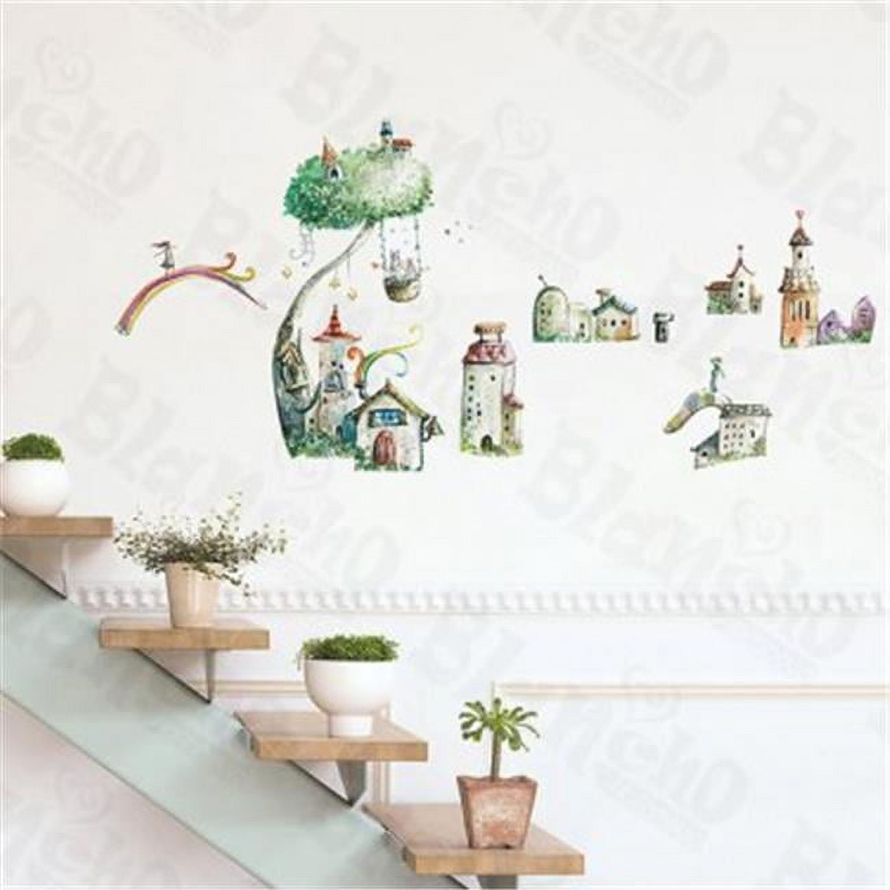 Towers - Wall Decals Stickers Appliques Home Decor Multicolor - Walmart.com