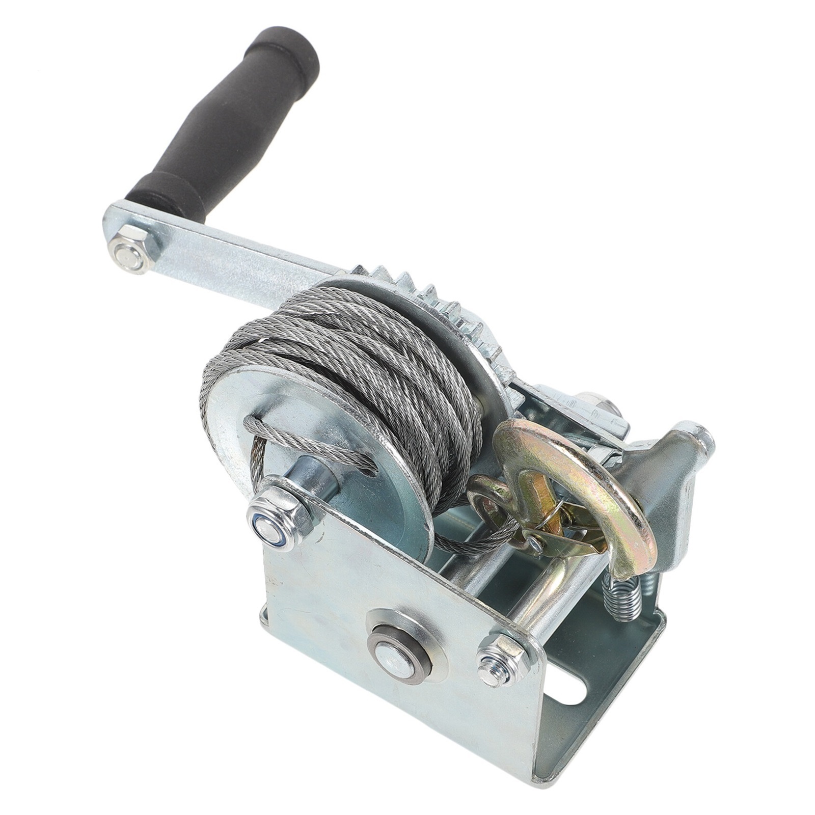 Towing Hand Winch,500 Lb Small Loading Gear Crank Manual Boat 500lb ...