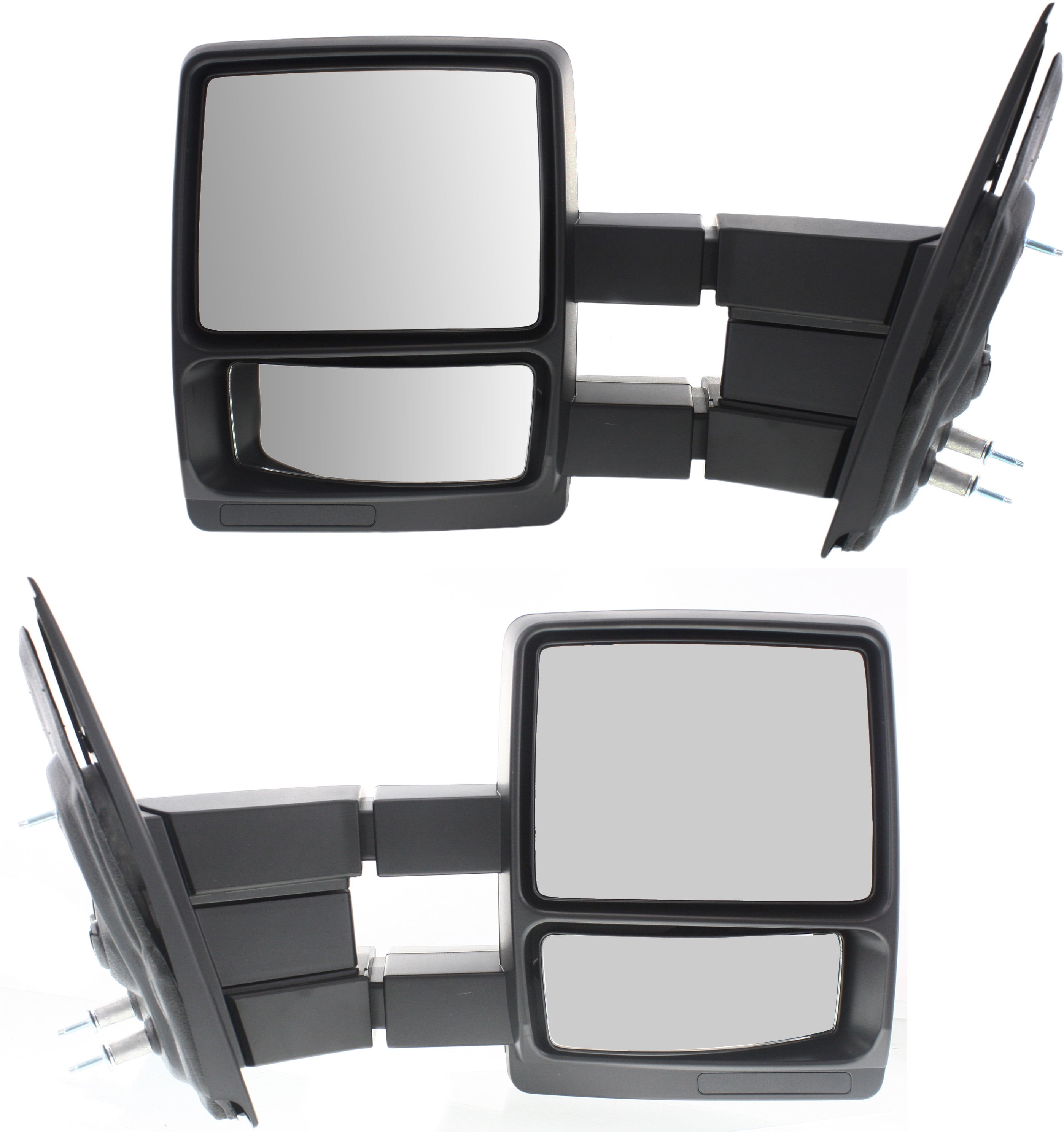 Towing Mirrors Manual Adjust Non-Heated Manual Folding Textured Black ...