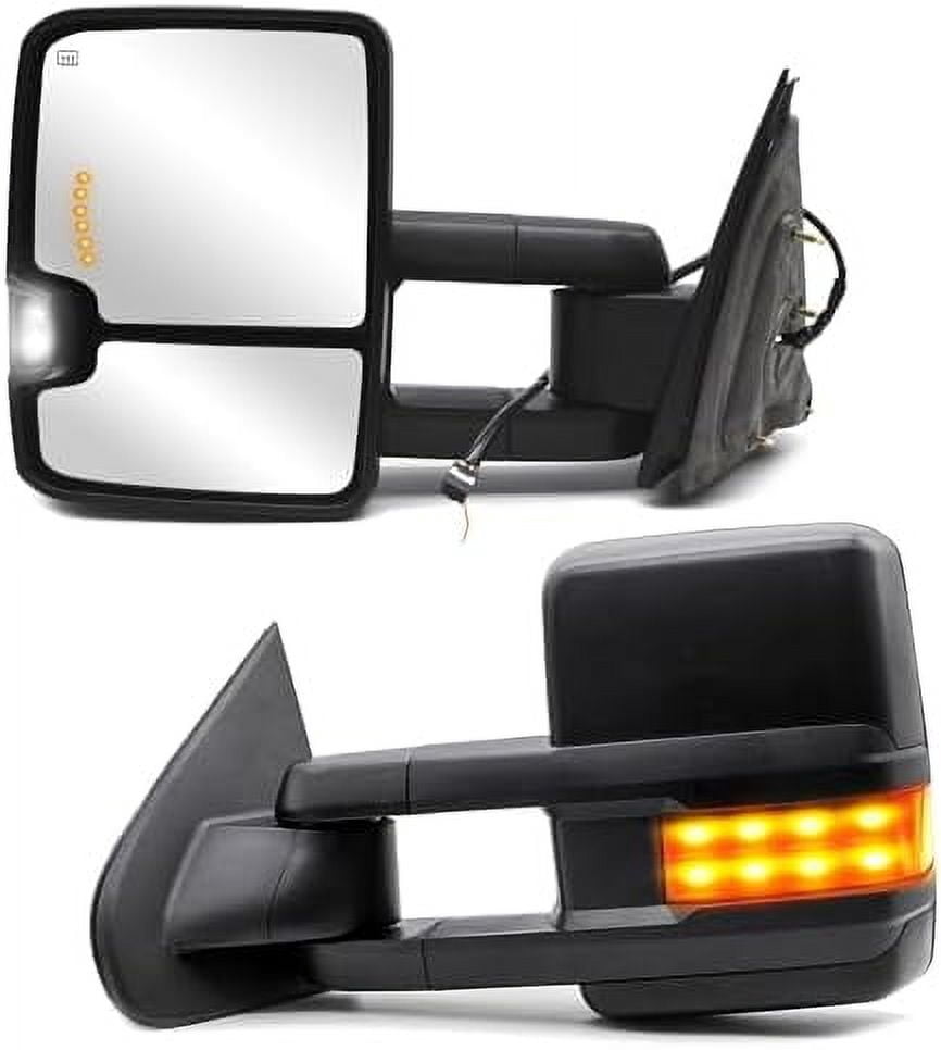 Towing Mirrors for 2015 2016 2017 2018 Chevy Silverado 1500 2500 3500 ...
